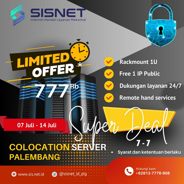 Colocation Server - Sriwijaya Internet Services
